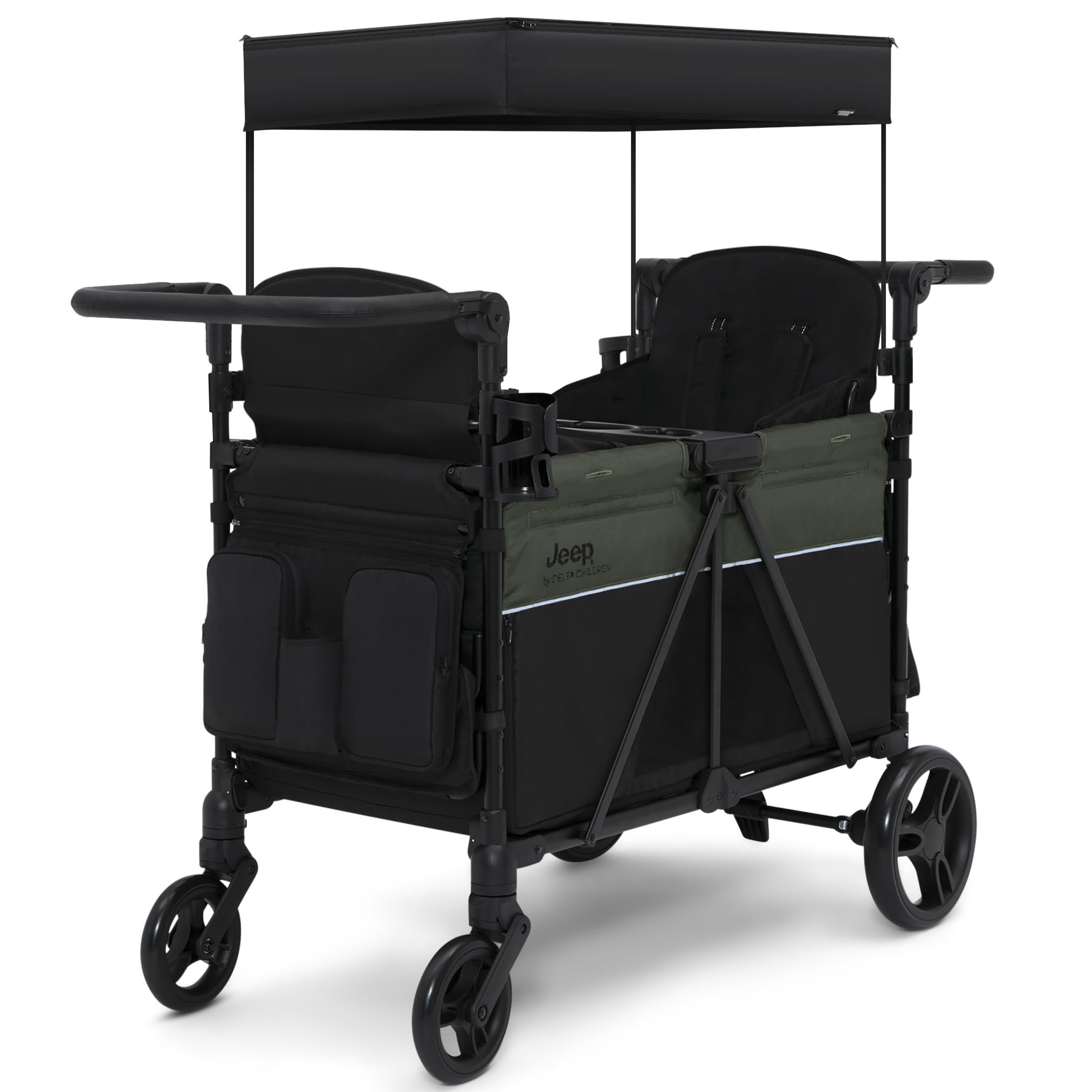 Fashion Finesse 3-In-1 Multifunctional Wagon,Side-Unzip Wagon Stroller ...