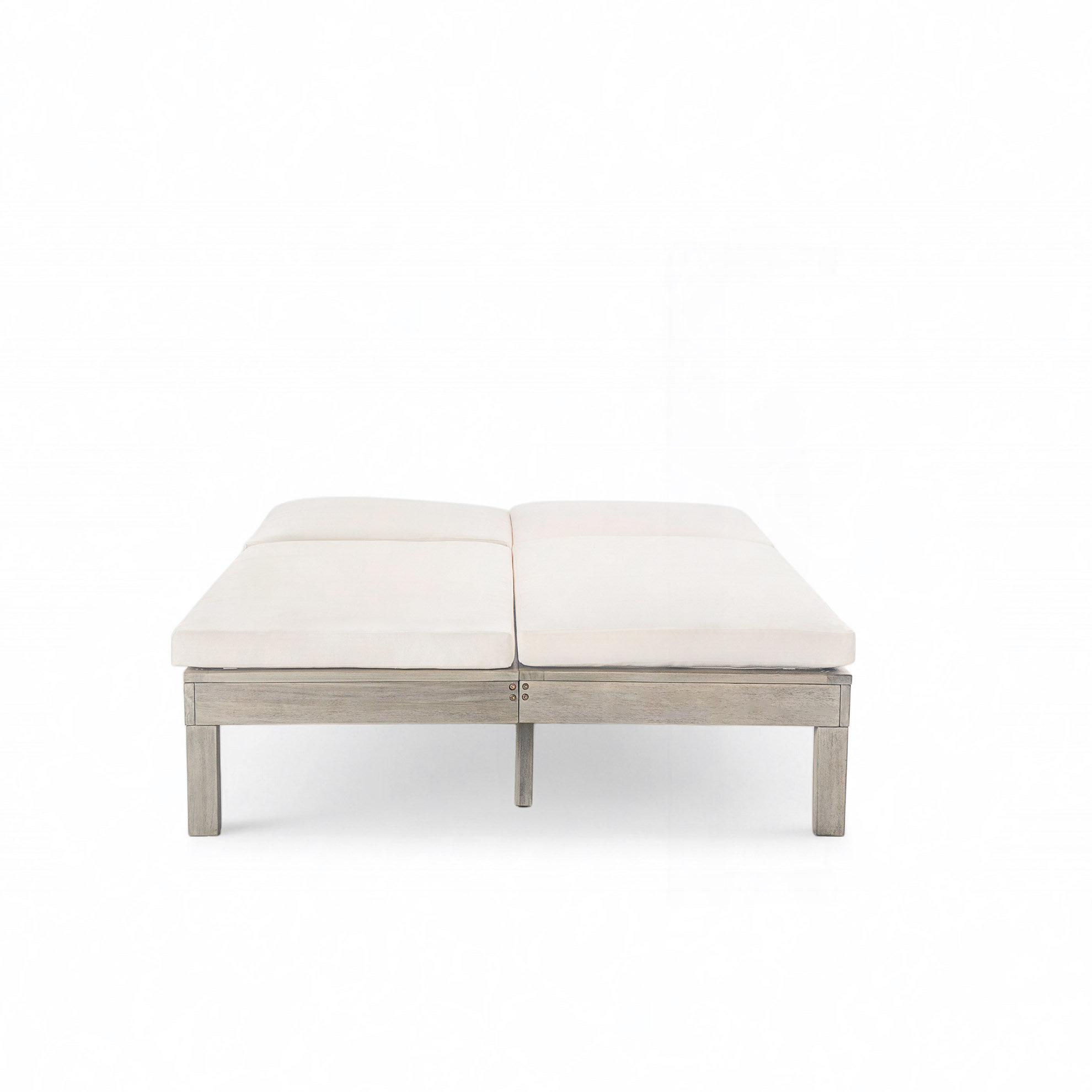 Brayden Studio® 5-Position Adjustable Backrest Double Chaise Lounge ...