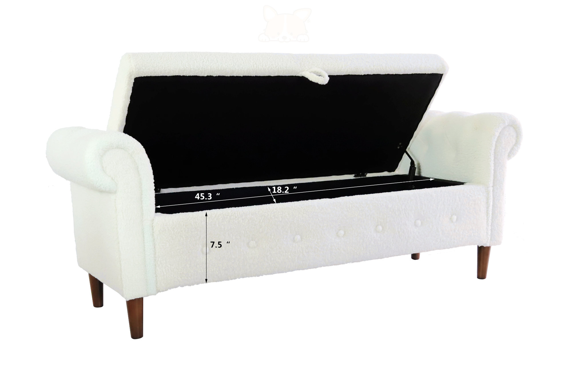 Canora Grey Multifunctional Storage Rectangular Sofa Stool | Wayfair