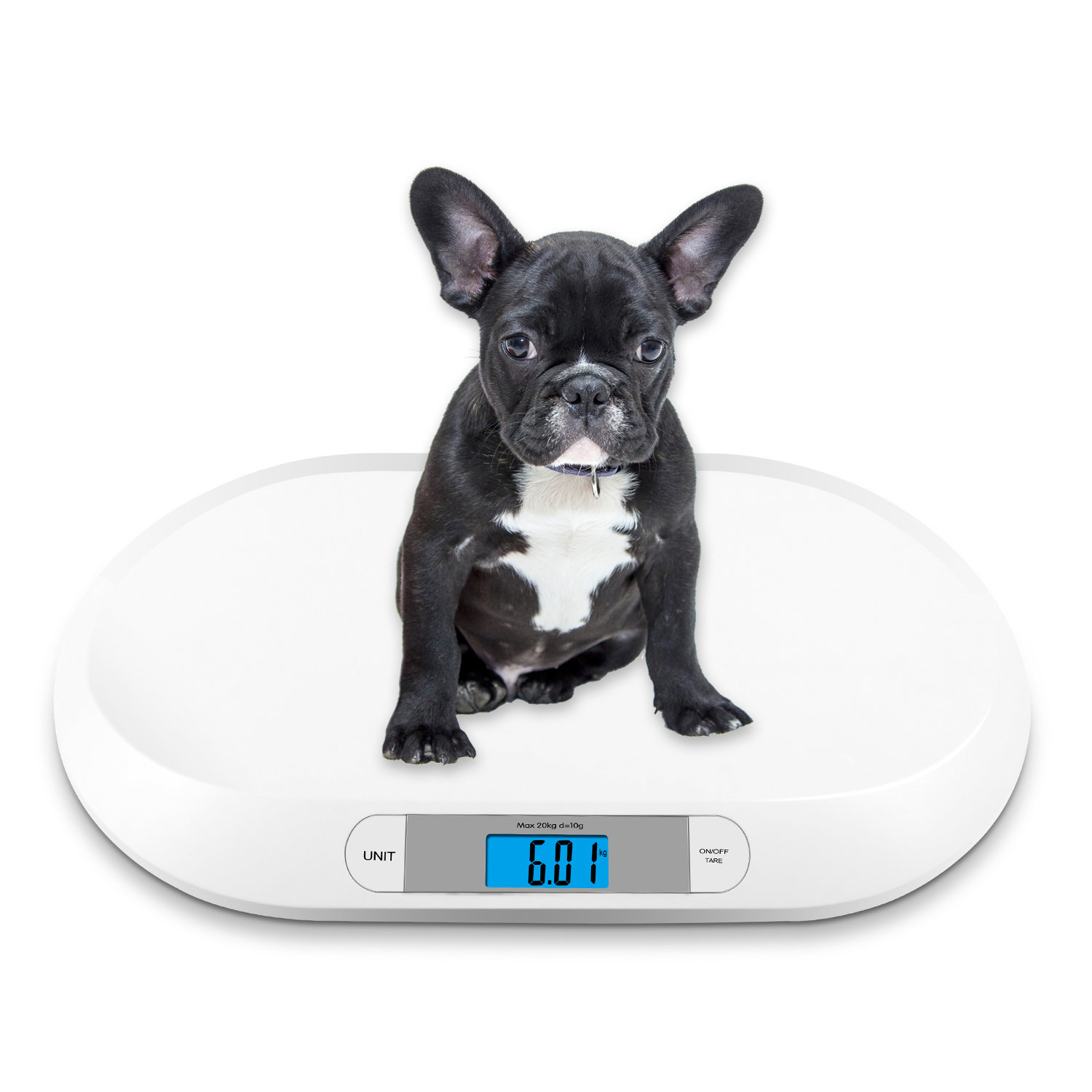 unipaws Digital Pet Scale MAX 220lbs, Dogs Cats Weight Scale, Baby ...