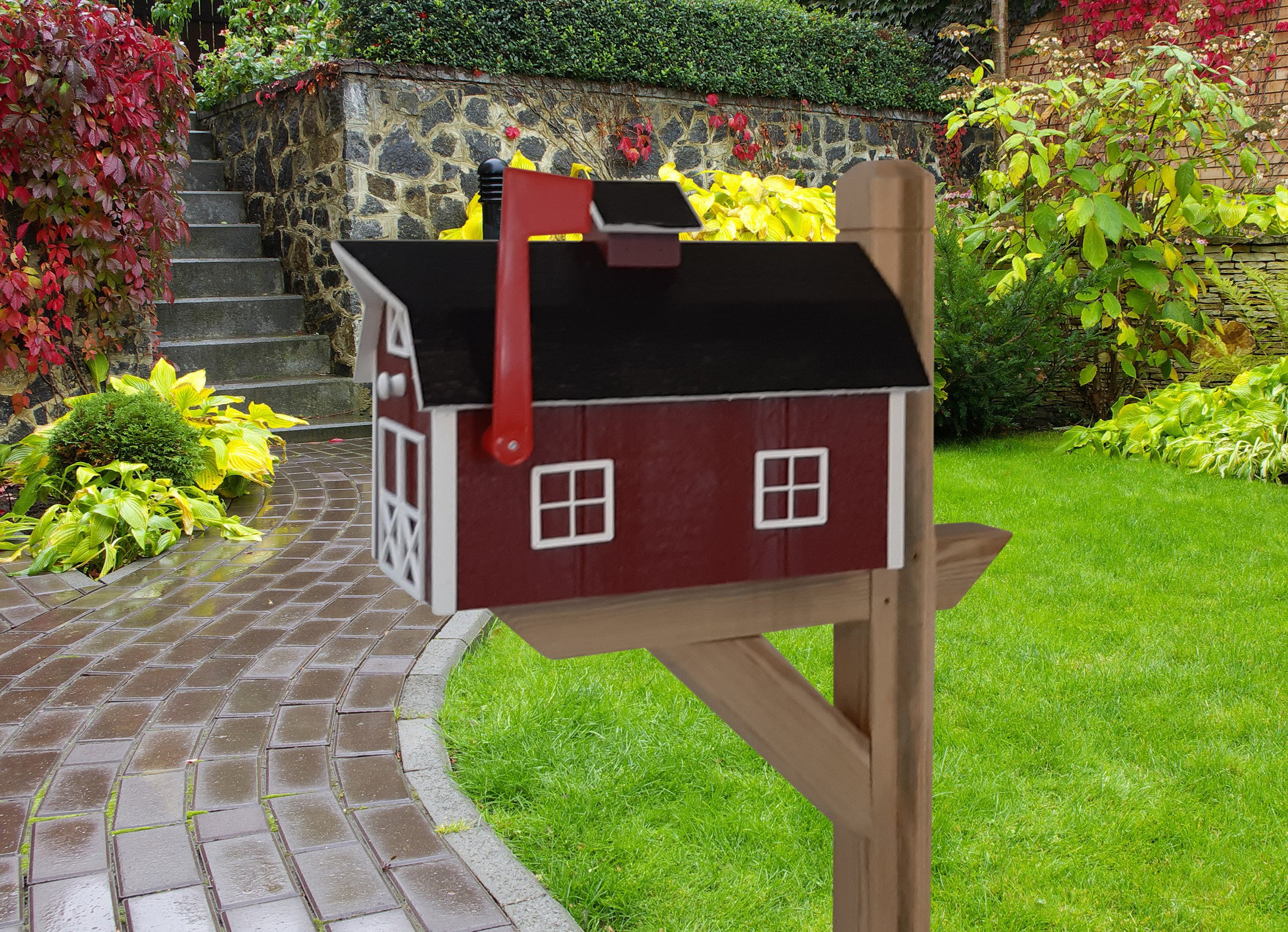 Amish Mailbox + Post Set & Reviews | Wayfair