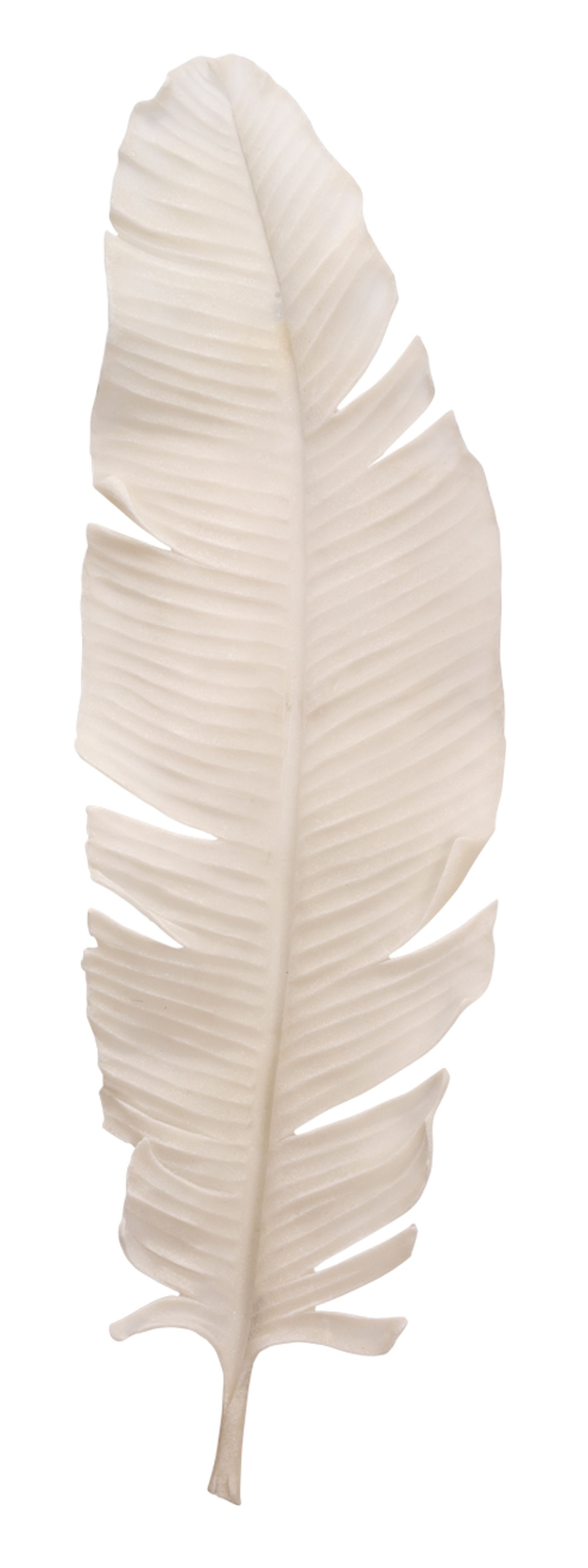 Jamie Young Company Feather Object, Large In Off White Resin | Perigold