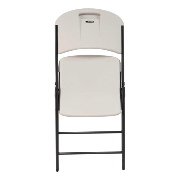 Lifetime Plastic / Resin Stackable Folding Chair Folding Chair Set ...