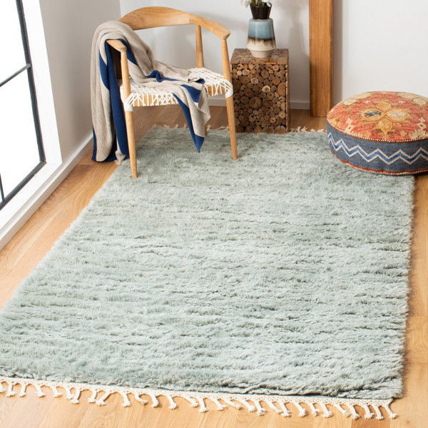 Dakota Fields Janis Hand Knotted New Zealand Wool Solid Color Rug ...