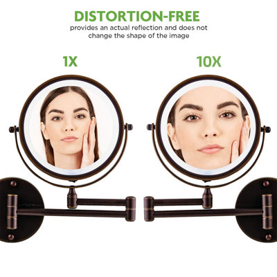 Ovente Concave LED Wall Mirror & Reviews | Wayfair