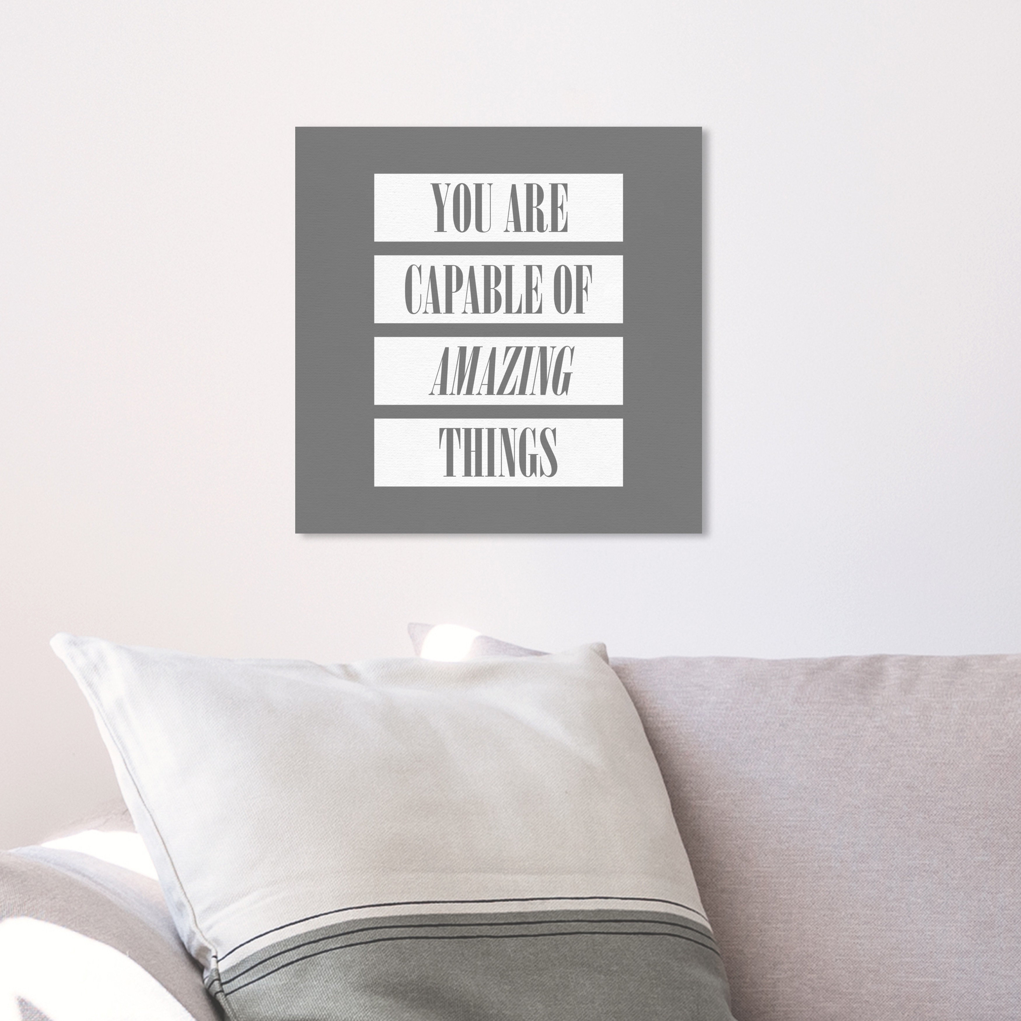 Ebern Designs You are Capable of Amazing Things - Graphic Art Print on ...