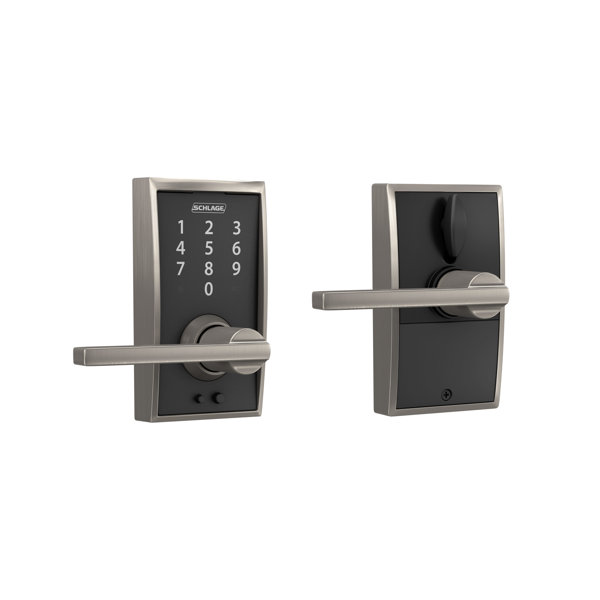 Schlage Satin Nickel Steel Touchscreen Keyless Entry | Perigold