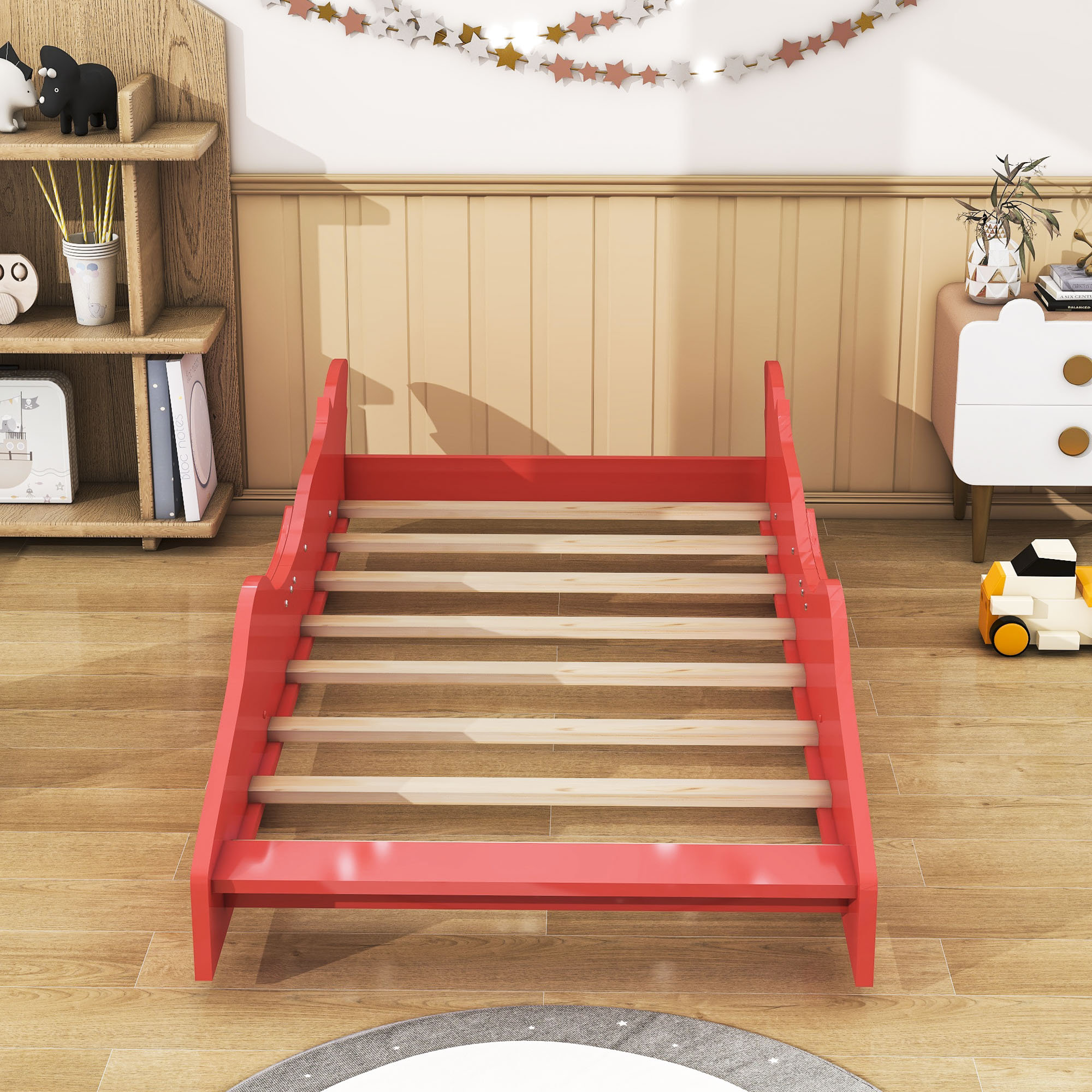 Zoomie Kids Abdulkarim Cars Bed with Slats | Wayfair
