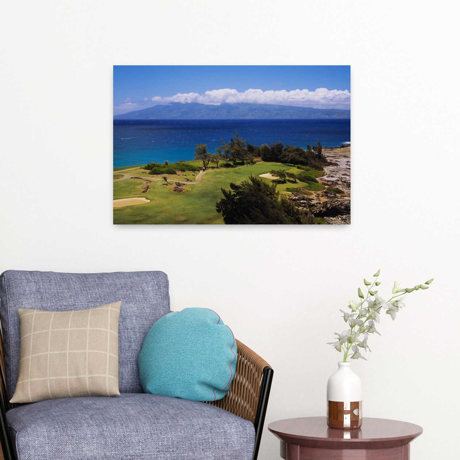 Latitude Run® High Angle View Of The Bay Course At The Seaside Kapalua ...