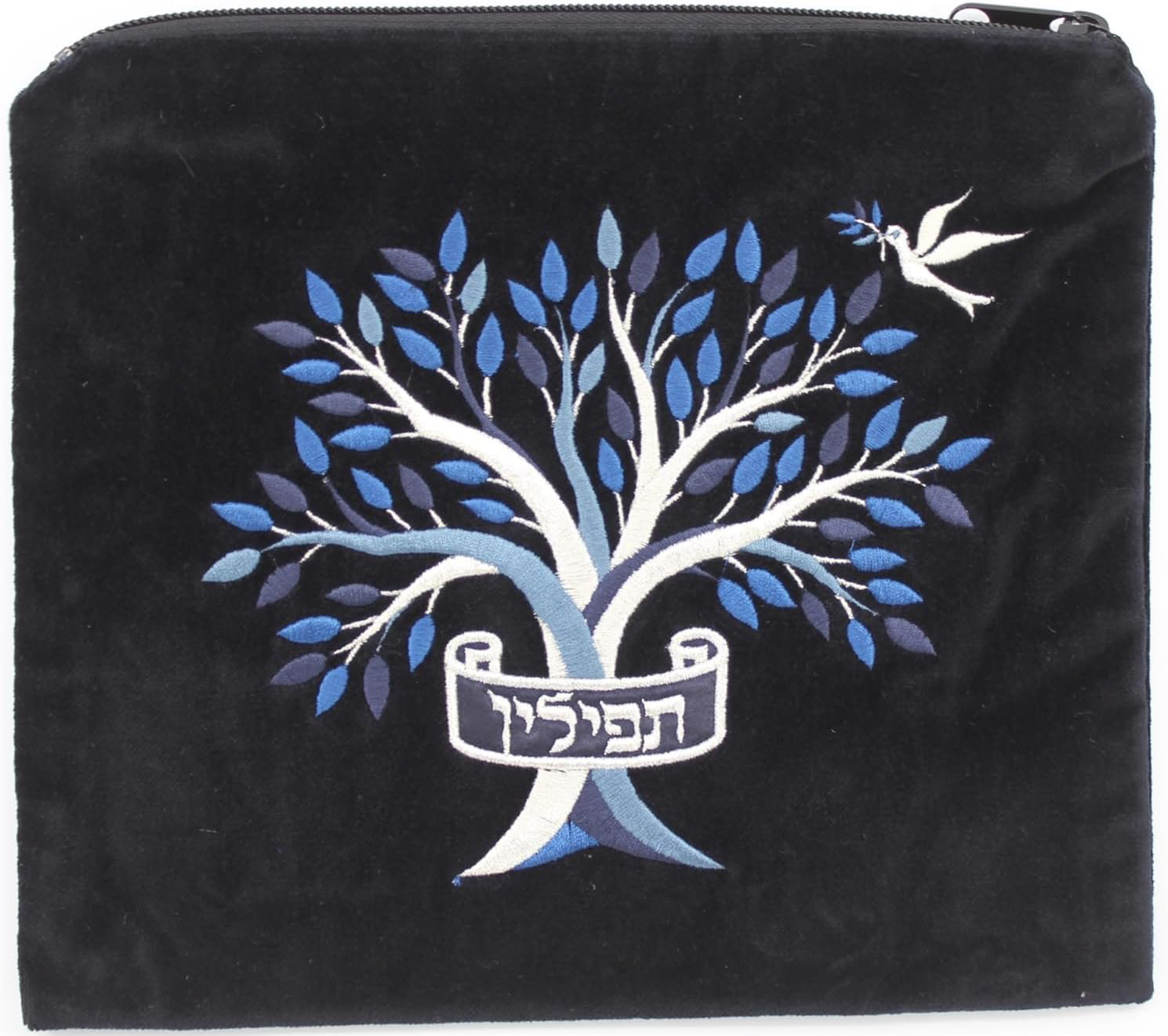 East Urban Home Black Velvet Tefillin Bag For Jewish Prayer - TF495LBKG ...