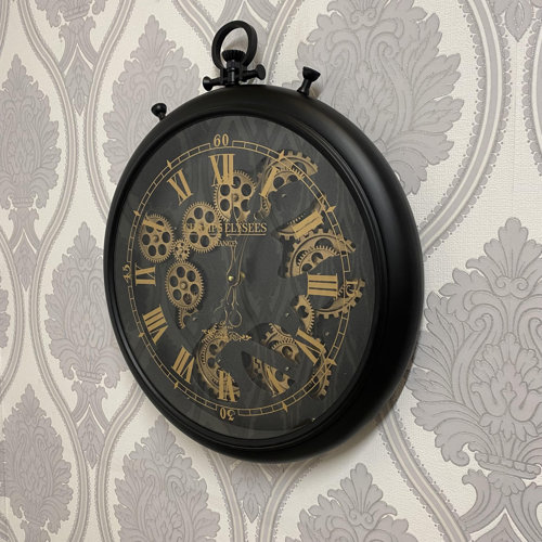 Exposed Gears Wall Clocks You'll Love | Wayfair.co.uk