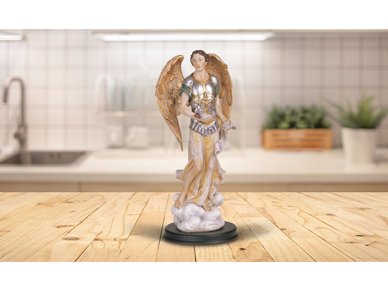 Trinx 12"H Archangel Gabriel Figurine Unique Gifts | Wayfair