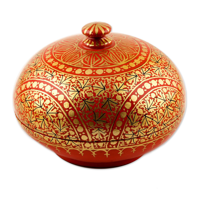 Rosdorf Park Handmade Kashmir Ancestry Decorative Box | Wayfair