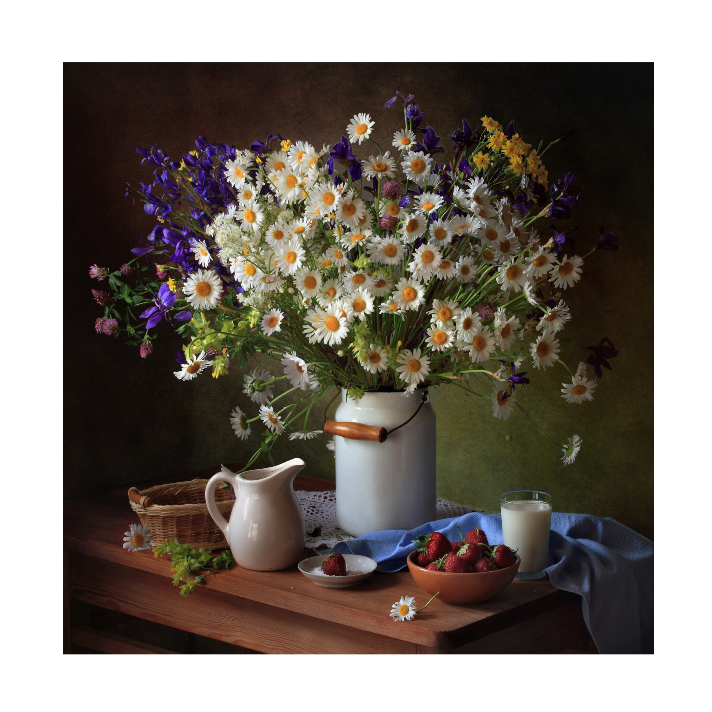 Ebern Designs Tatyana Skorokhod Rustic Table Canvas Art | Wayfair