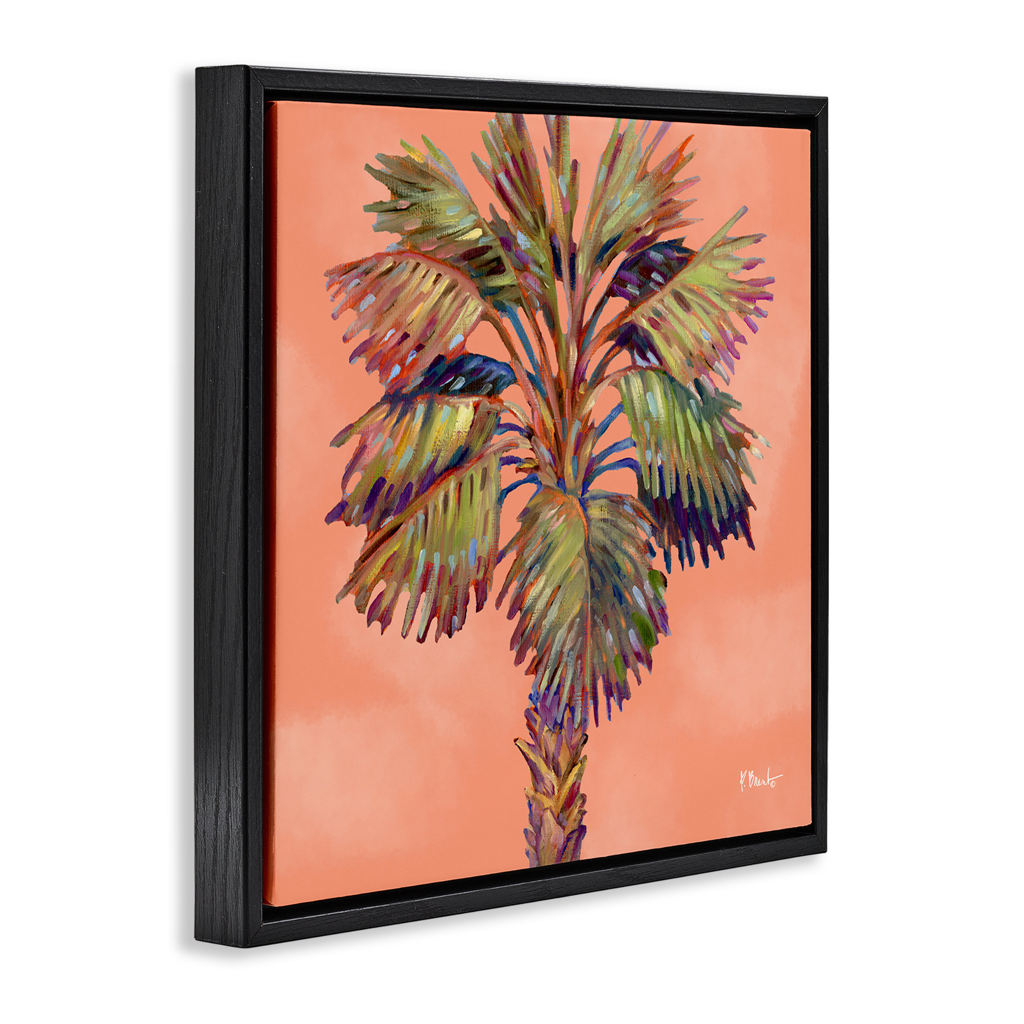 Latitude Run® Bondi Beach Palm Floater Canvas Wall Art by Paul Brent ...