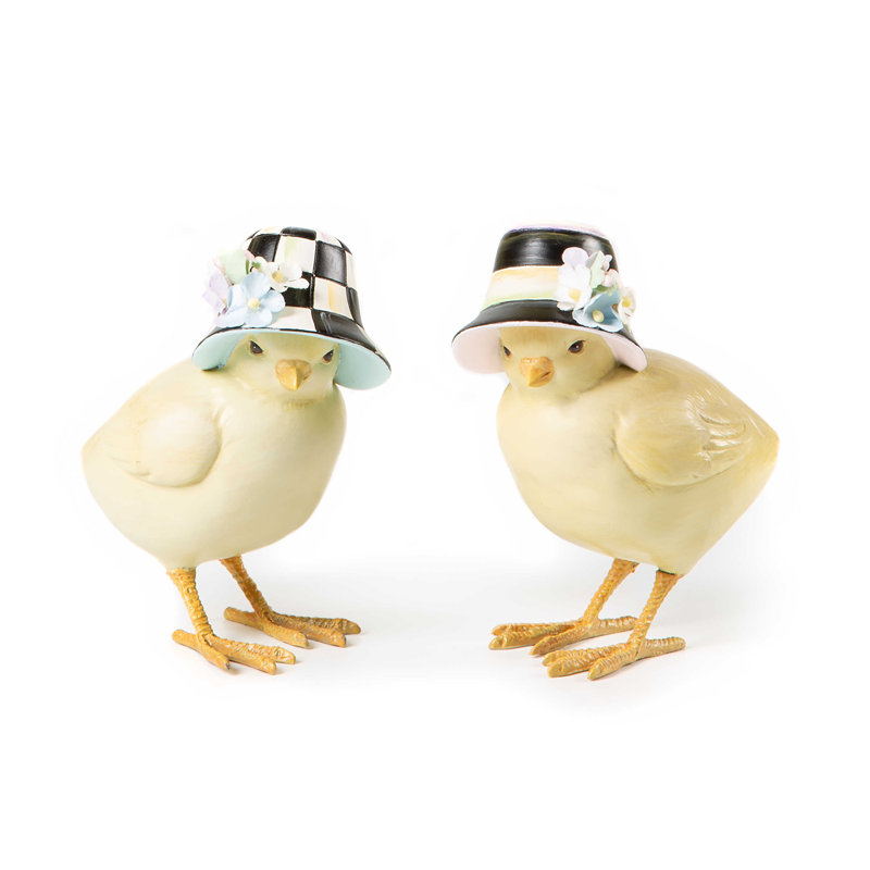 MacKenzie-Childs 2 Piece Spring Chicks Figurines & Collectibles Set ...