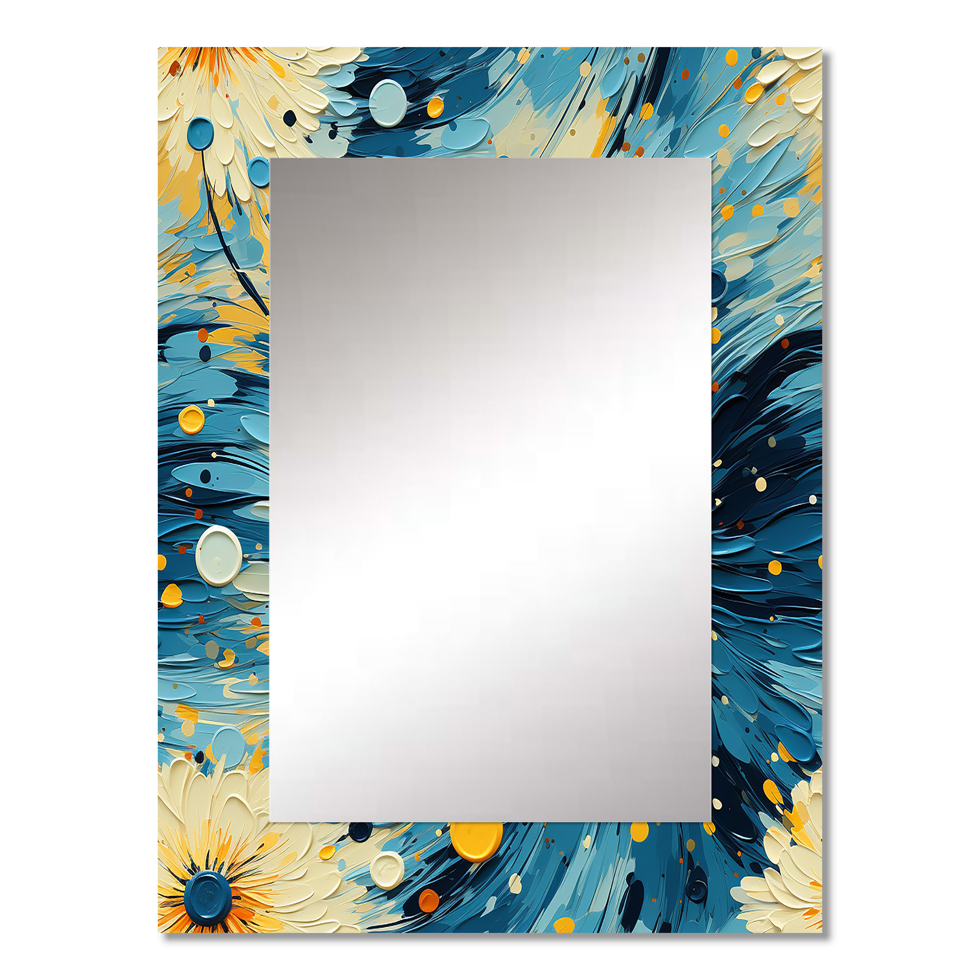Dakota Fields Popart Digital Doodle Explosion - Abstract Mirror Wall ...