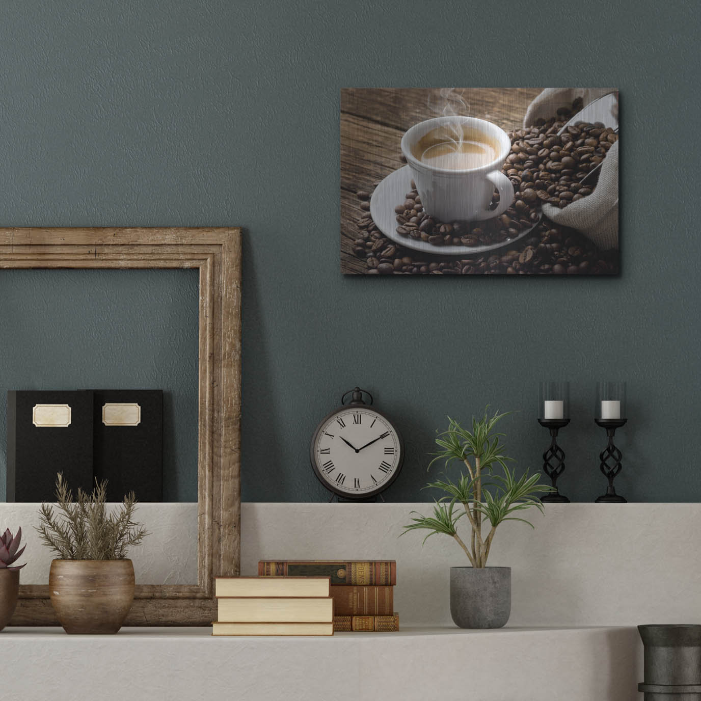 Luxe Metal Art 'Time For Coffee' By Luxe Portfolio " Time For Coffee ...