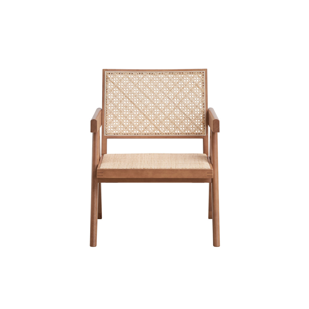 Bayou Breeze Velentina Rattan & Natural Finish Accent Chair Rattan ...