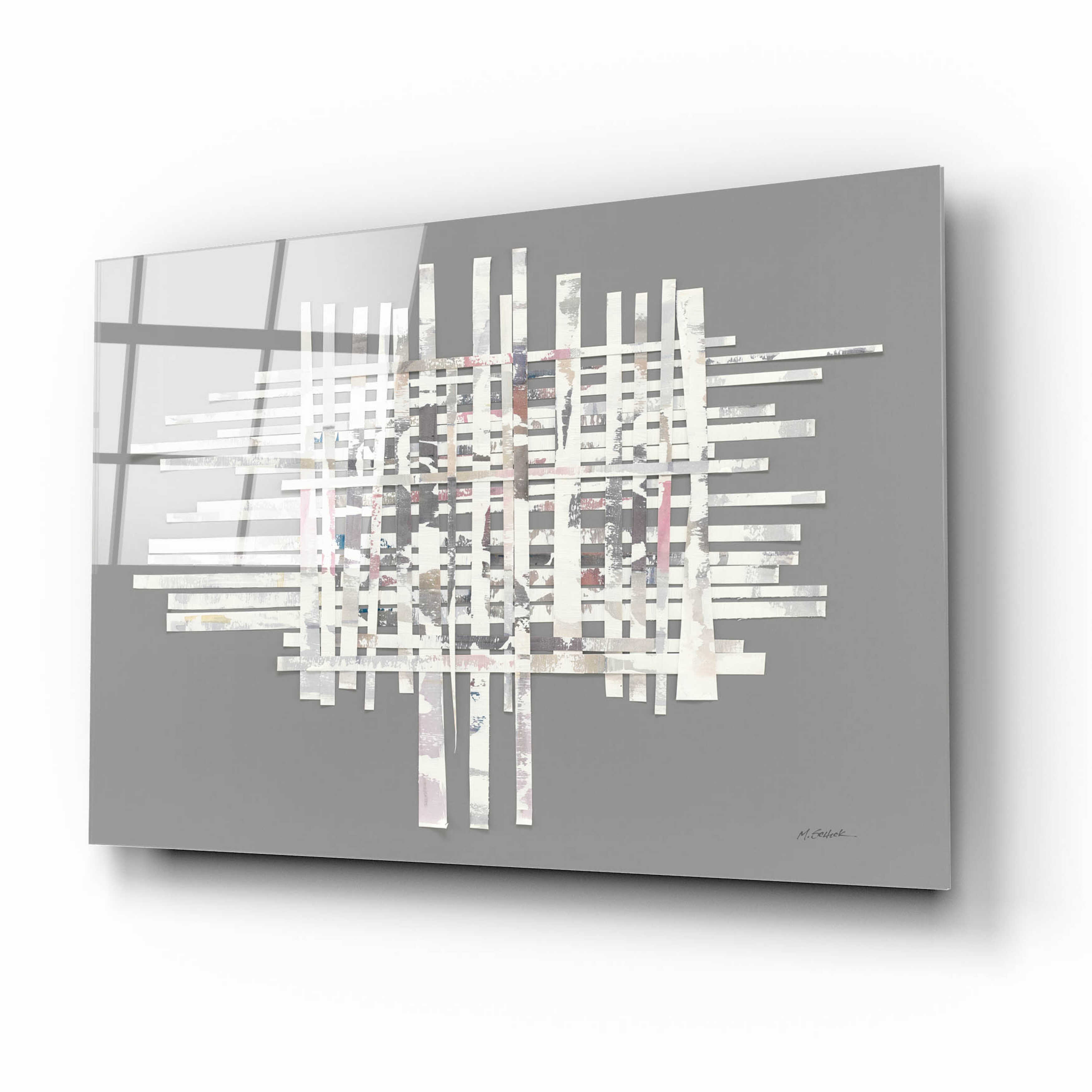 Ivy Bronx The Color Of Moonlight On Gray On Plastic / Acrylic by Mike ...