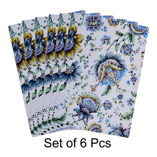 Red Barrel Studio® Reineke Decorative Cork Placemats Set with Vintage ...