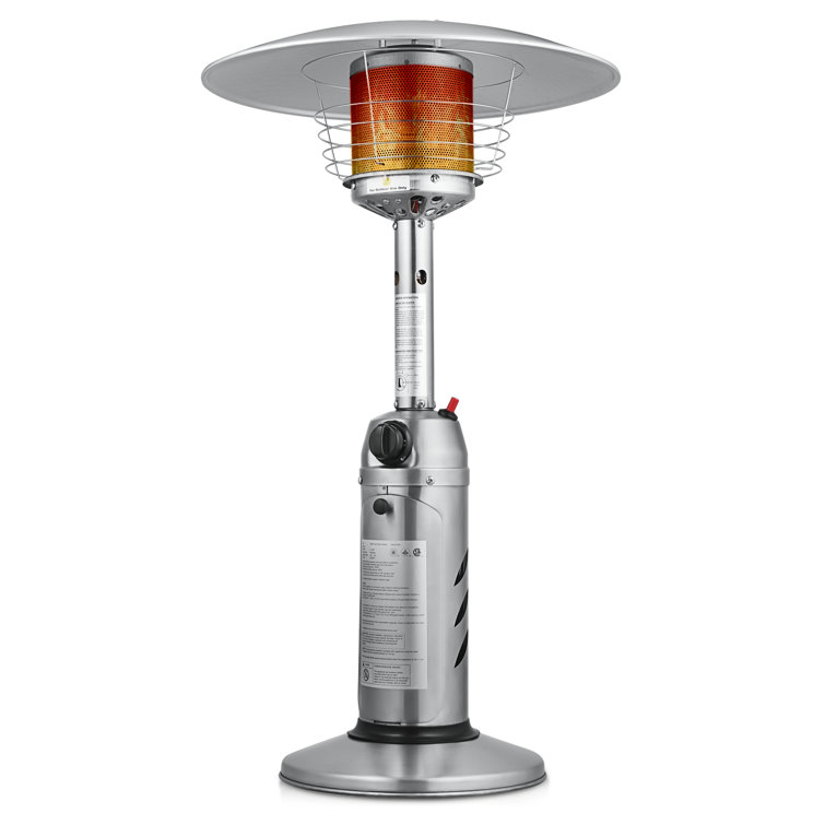 MoNiBloom Propane Gas Patio Heater, Outdoor 11,000 BTU Table Top Heater ...