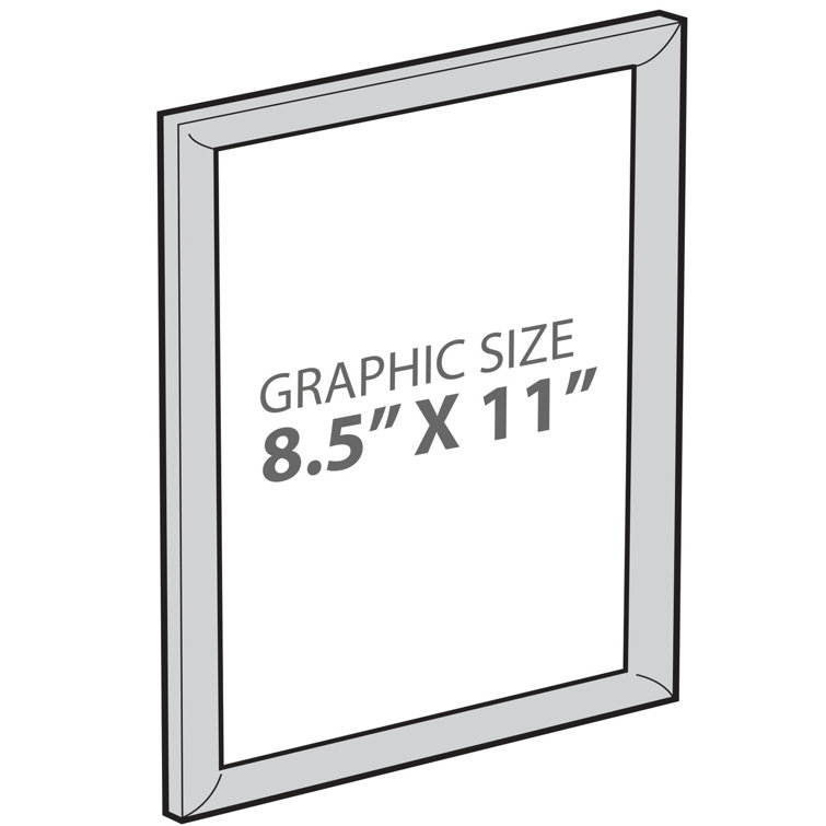 Azar Displays Wall Mount Plastic Snap Poster Frame - Wayfair Canada