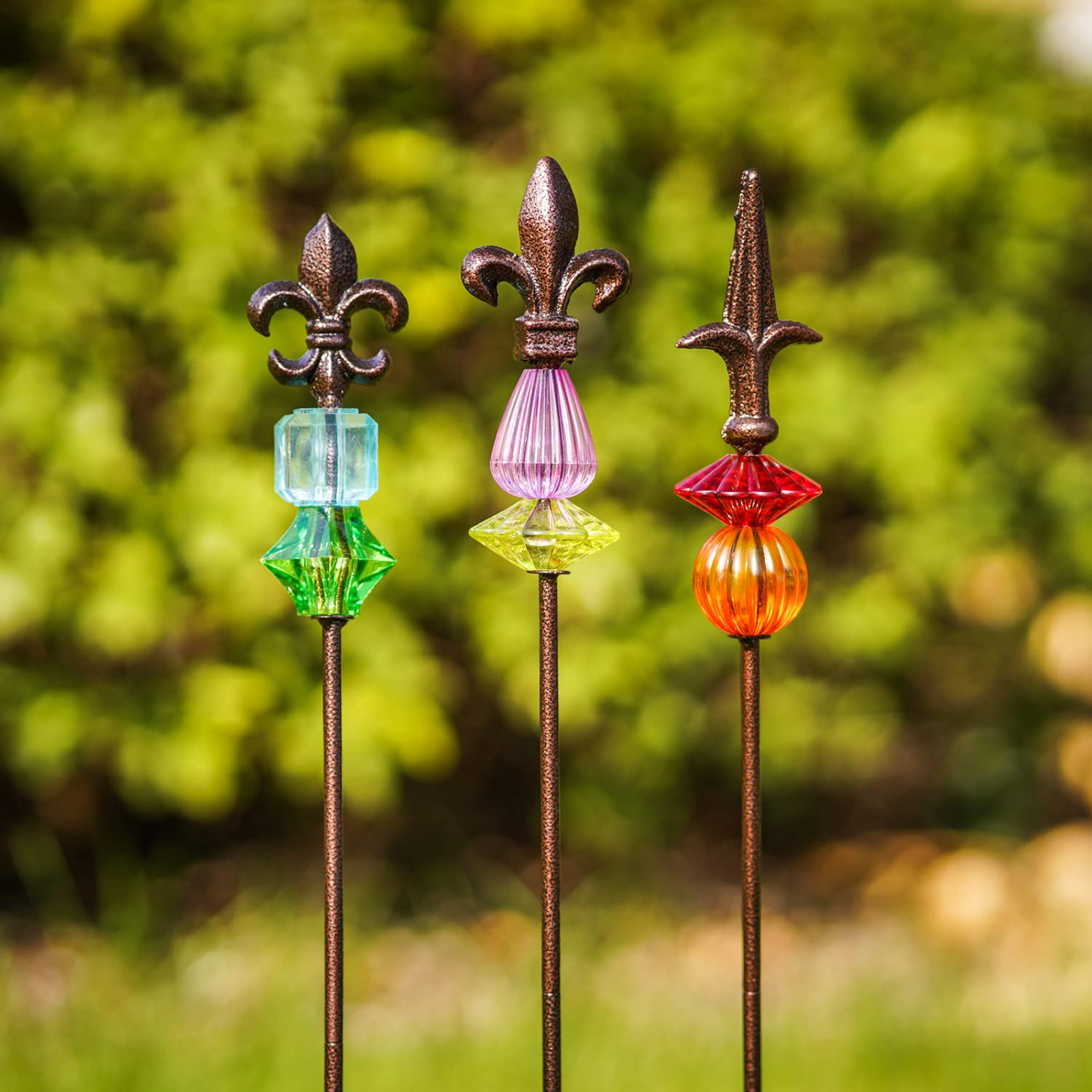 Arlmont & Co. Garden Stakes, Outdoor Metal Garden Stakes, Plant Picking ...