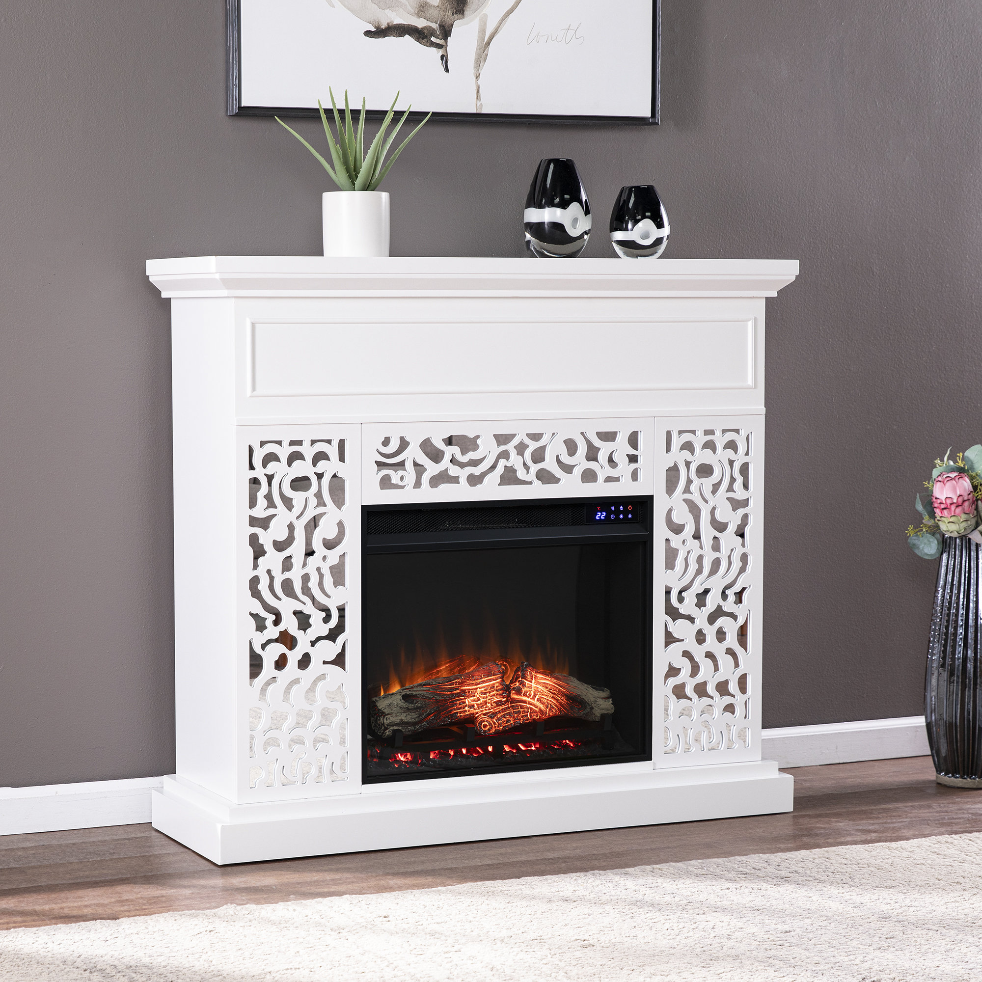 Darby Home Co Kamiah Electric Fireplace - Wayfair Canada