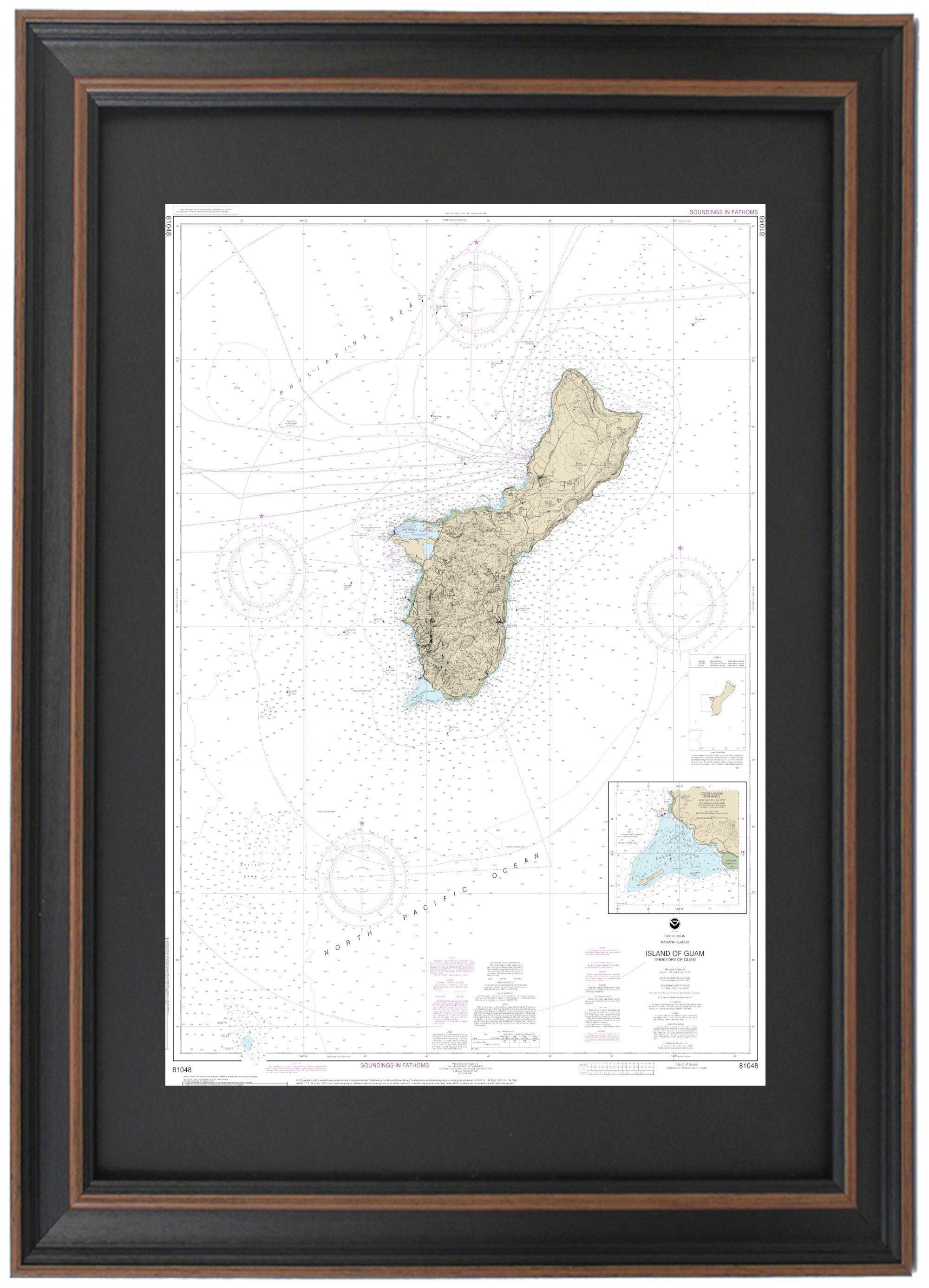 Longshore Tides Island Of Guam (Territory Of Guam) | Nautical Chart ...