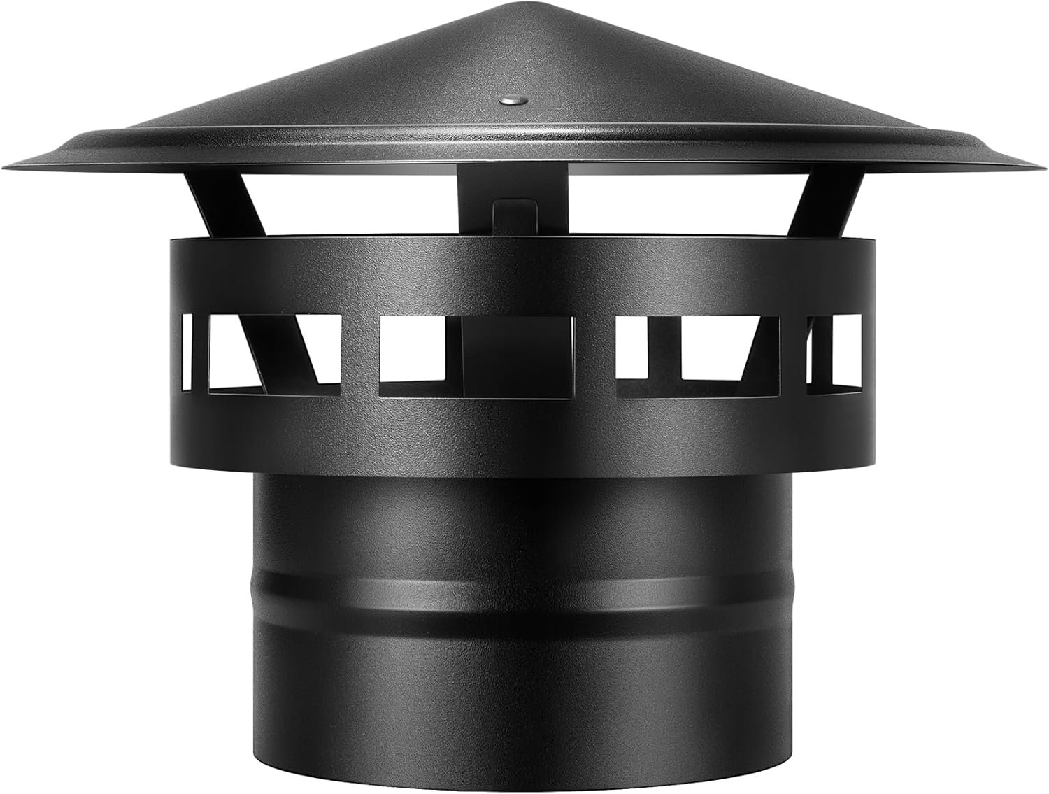 17 Stories 6in. cone Top Round Chimney Cap With Screen | Wayfair