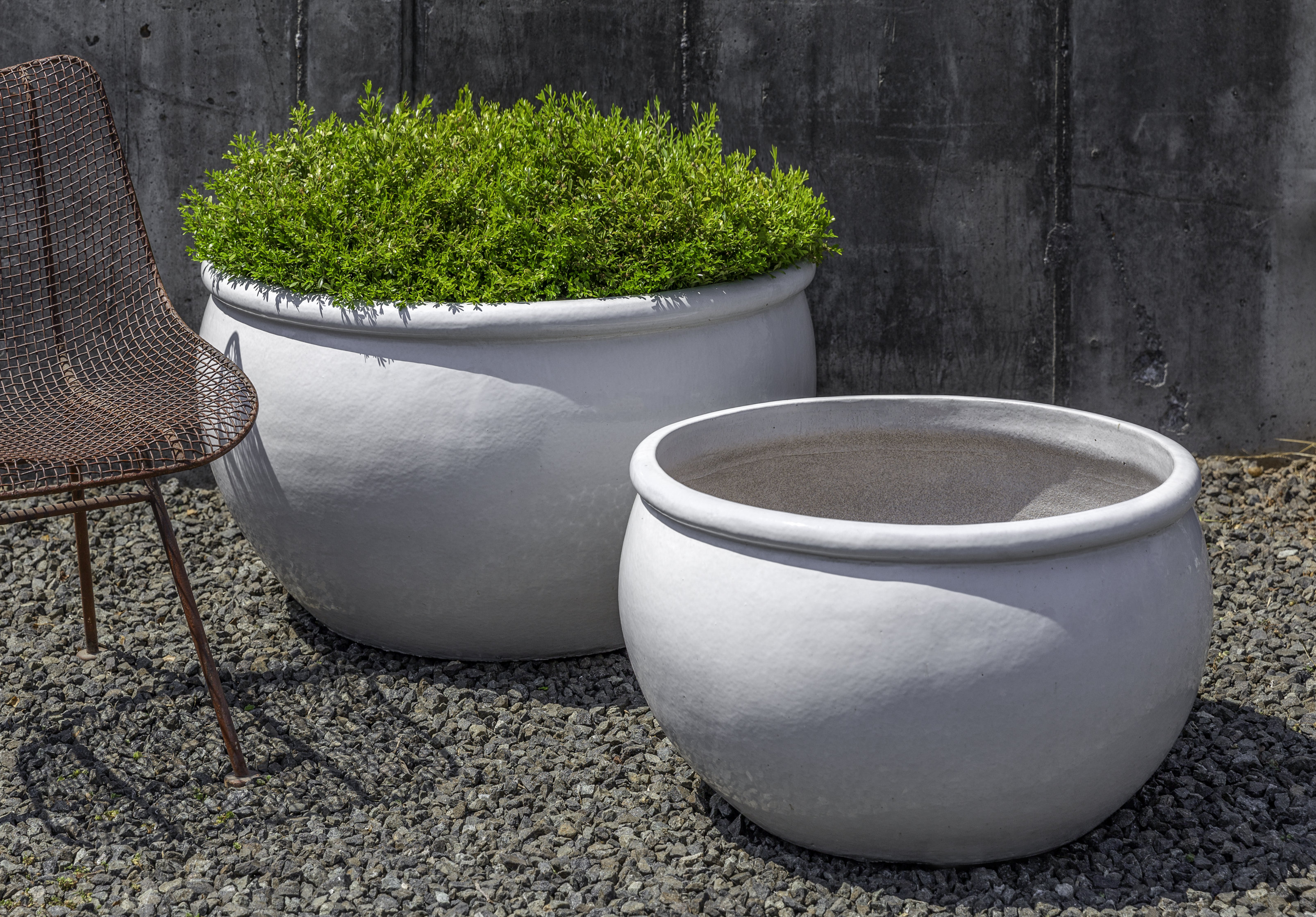 Campania International Reseda 2-Piece Terracotta Pot Planter Set | Perigold