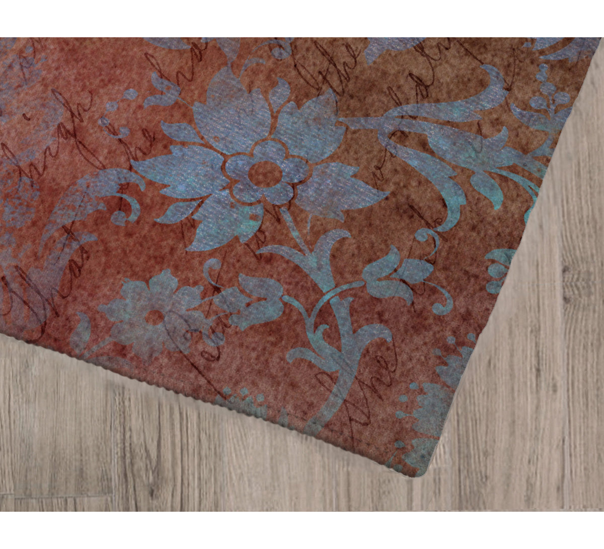 Latitude Run® Lerch Copper/Brown/Blue Rug & Reviews | Wayfair
