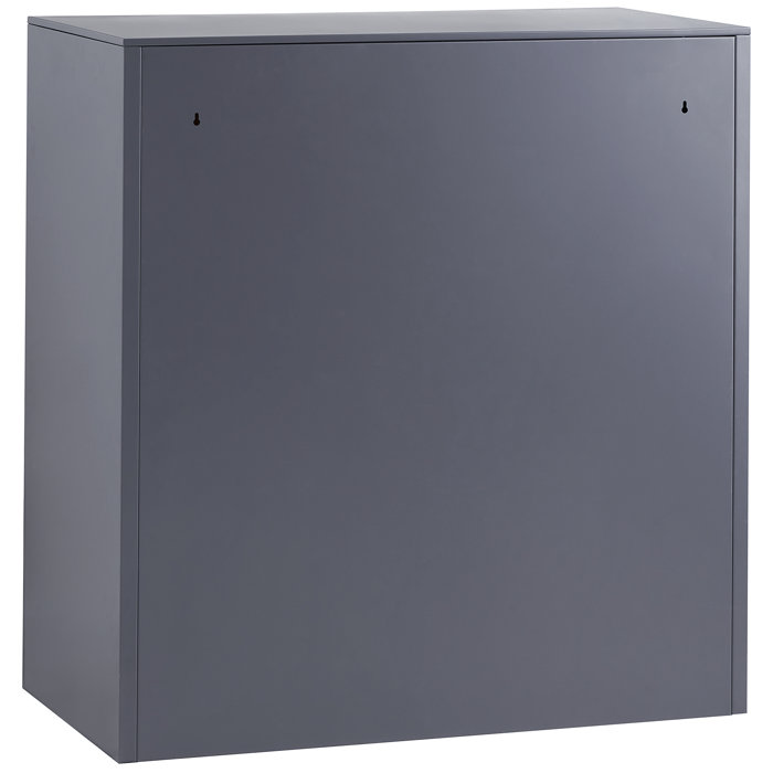 VEVOR Metal 3 - Tier 35.4'' Employee Locker with Built In Key Lock ...