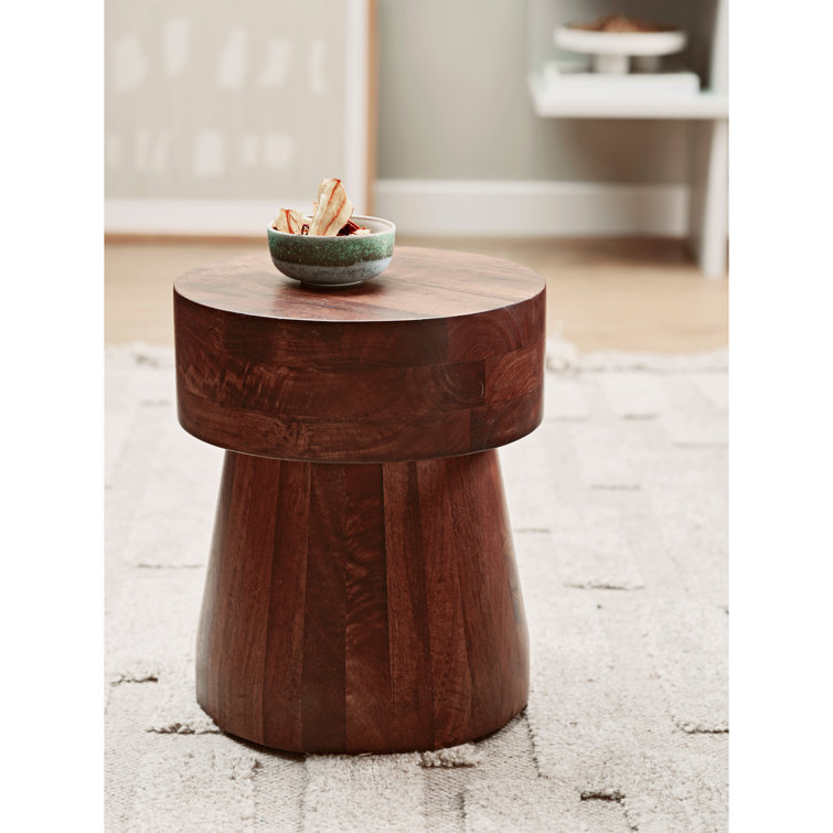 Woood Tak Stool Mango Wood Walnut | Wayfair.co.uk