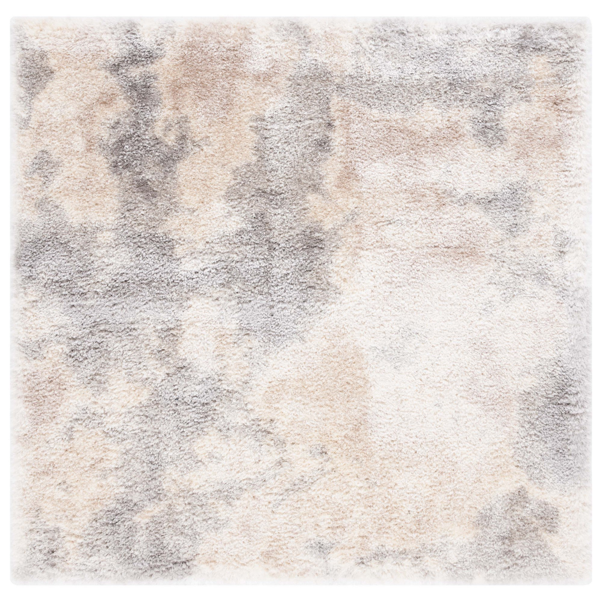 17 Stories Cloud Shag Performance Abstract Rug | Wayfair