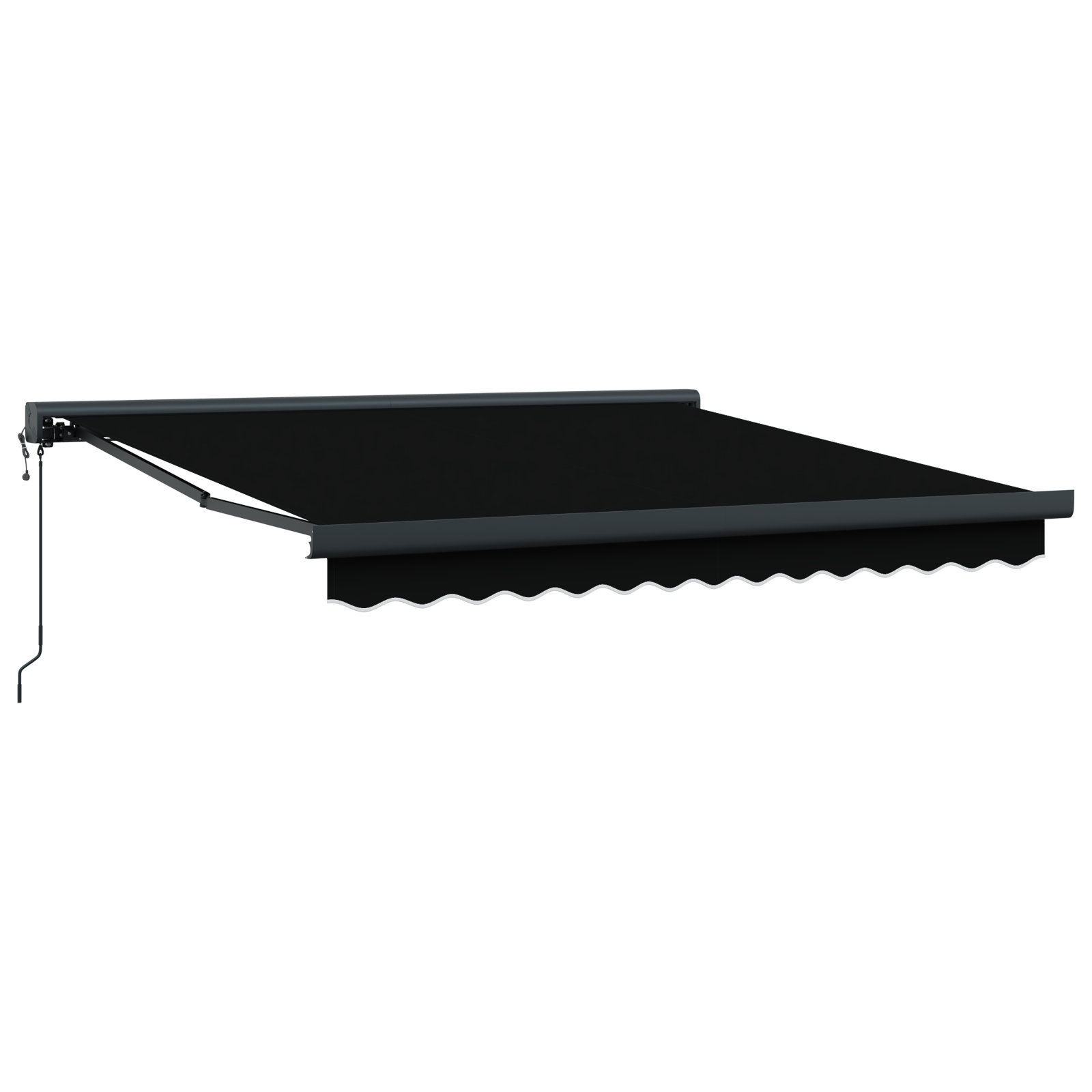 Ebern Designs Automatic Retractable Awning Red 350X250 Cm | Wayfair.co.uk