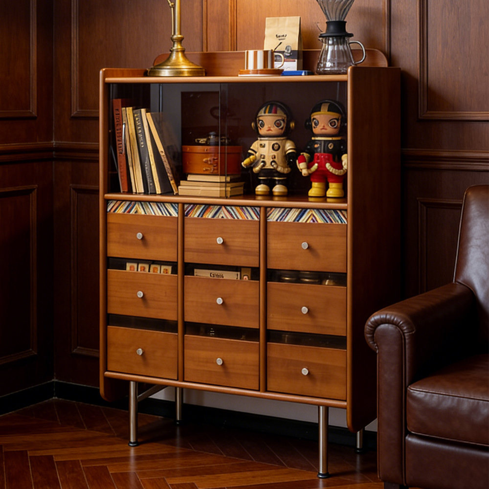 Latitude Run® Modern Antique Style Accent Cabinet | Wayfair