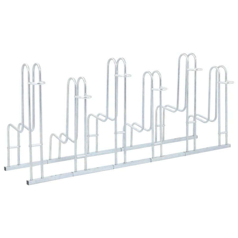 Arlmont & Co. Syeisha Galvanized Steel Bike Rack | Wayfair