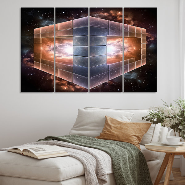 Wrought Studio Block Universe Theory Space Galaxy I - Space Canvas Art ...