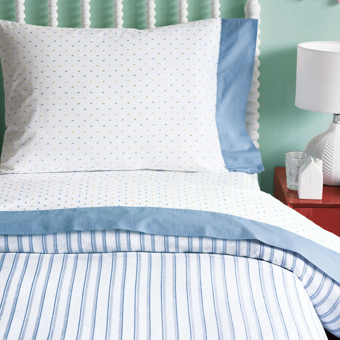 Eastern Accents Hullabaloo Traditional Cotton Striped Duvet Cover | Wayfair
