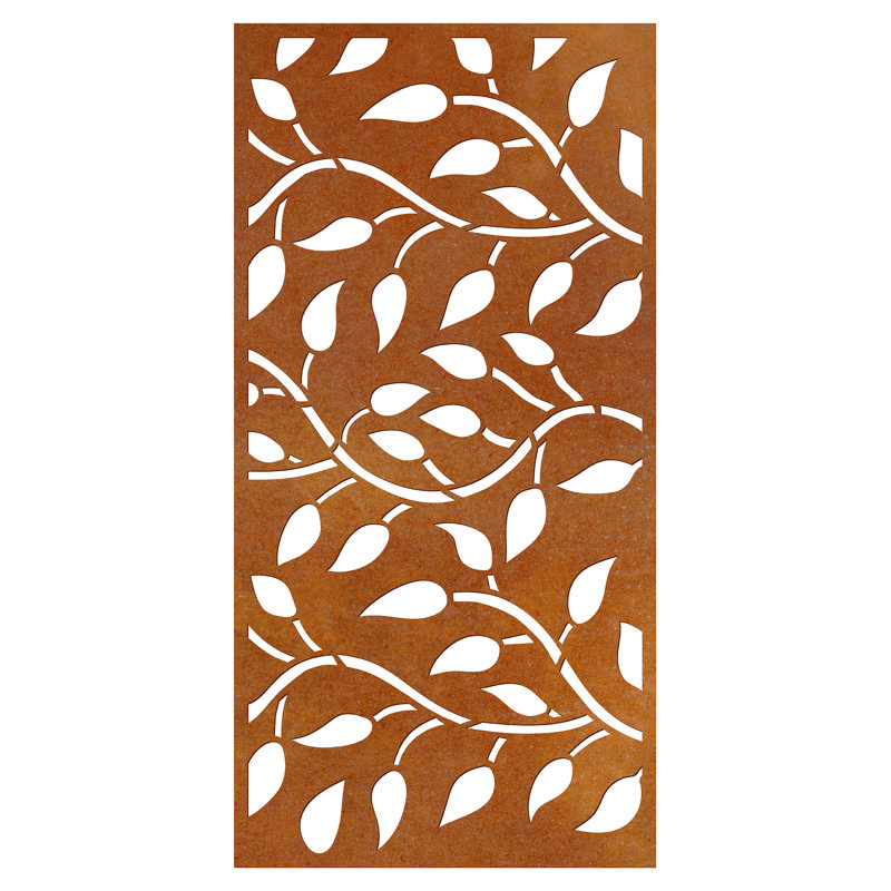 OUTDECO Steel Leaf Decorative Panel & Reviews | Wayfair