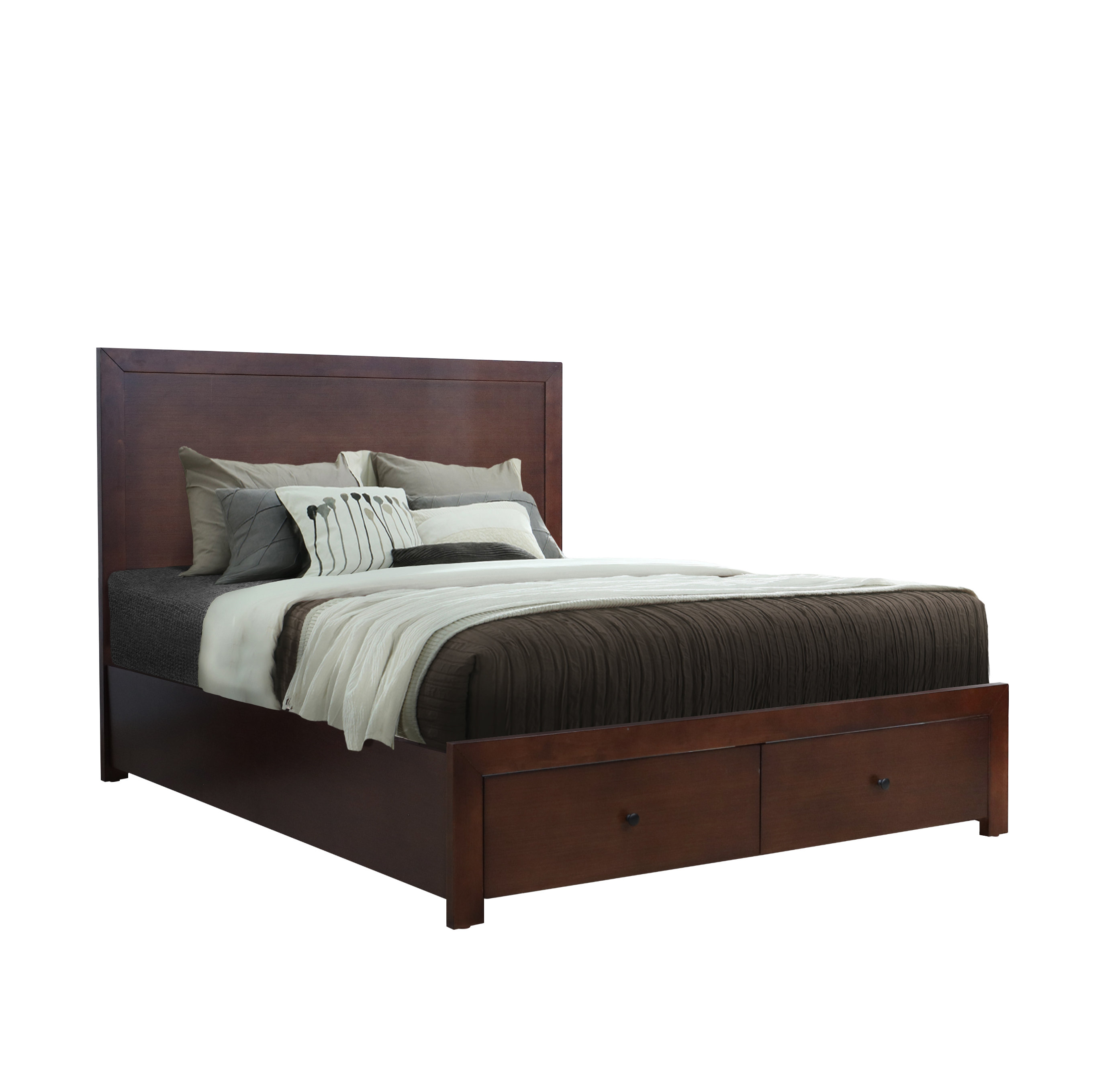 Bella Esprit Rowan Bed with Storage Footboard drawers | Wayfair