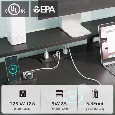 Trent Austin Design® Keon U-Shaped Computer Desk & Reviews | Wayfair