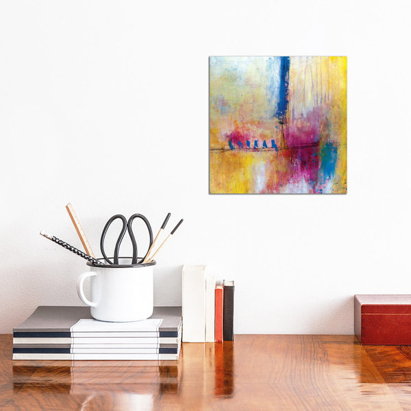Ebern Designs Birds On A Wire by Deb Chaney - Print on Canvas | Wayfair ...