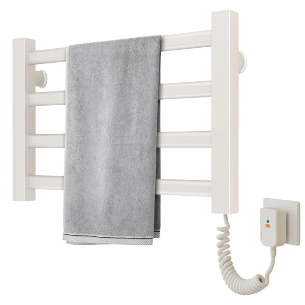 Fashion Finesse Towel Warmer Heated Towel Rack Wall Mounted Electric ...