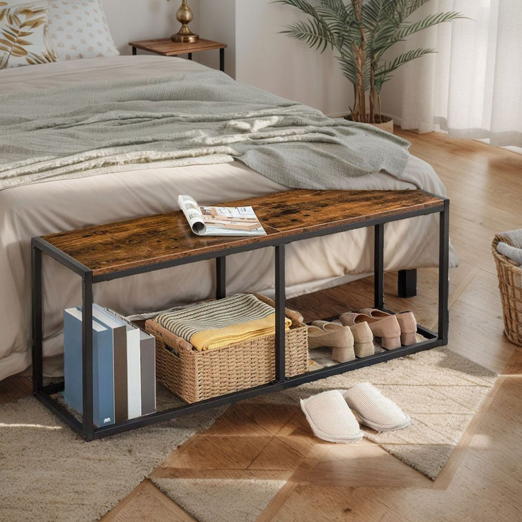 17 Stories Wood Office Bench | Wayfair