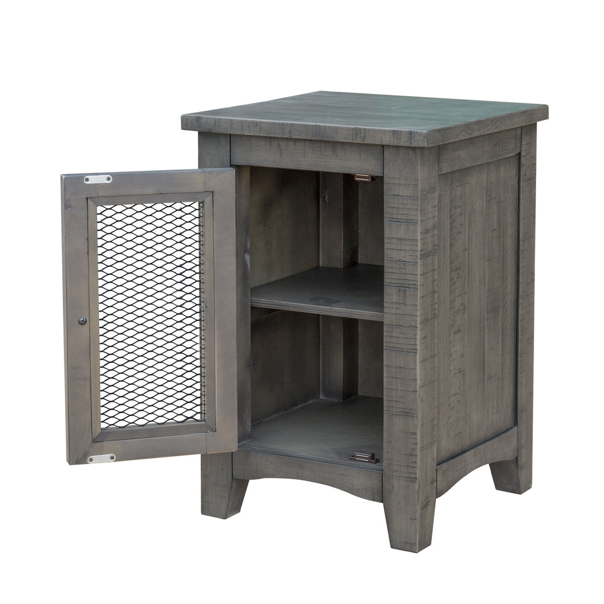 Loon Peak® Harriss Solid Wood Frame End Table with Storage | Wayfair