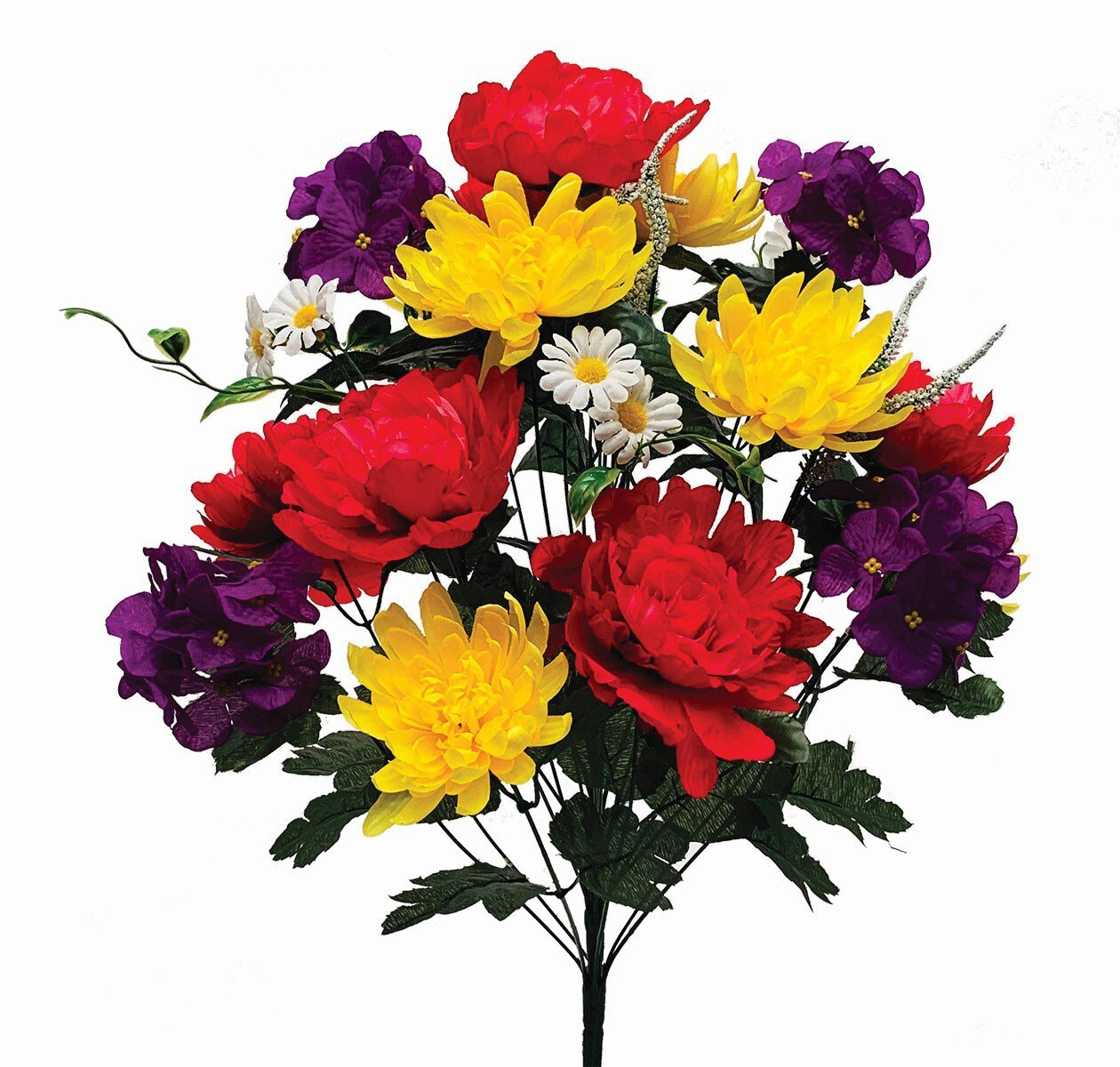 Primrue Peonies and Mums Mixed Bush | Wayfair