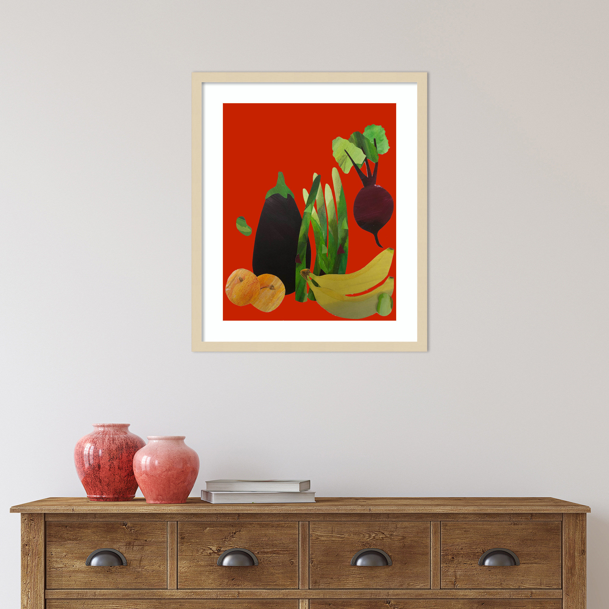 Red Barrel Studio® Veggies and fruit by Sarah Thompsonengels - Single ...